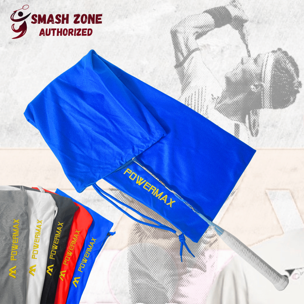 Jual Tas Serut Badminton POWER MAX Tas Raket Kain Flanel Tebal Sarung ...