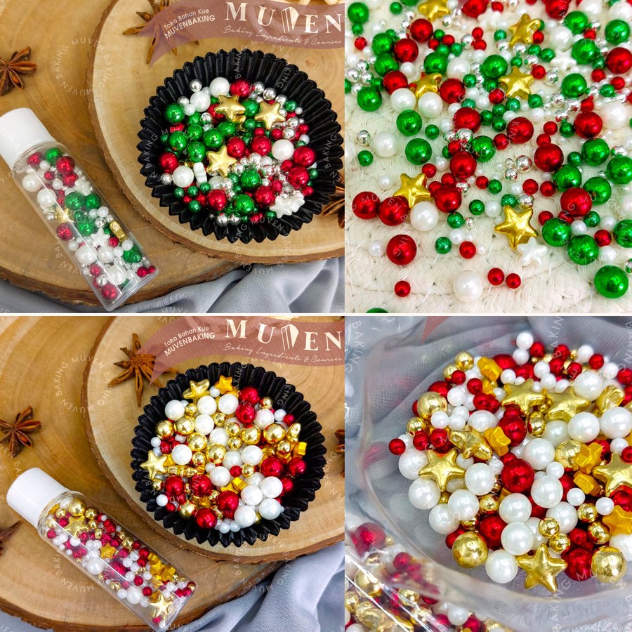 Jual SPRINKLE MINI CHRISTMAS THEME 15 GR | Shopee Indonesia