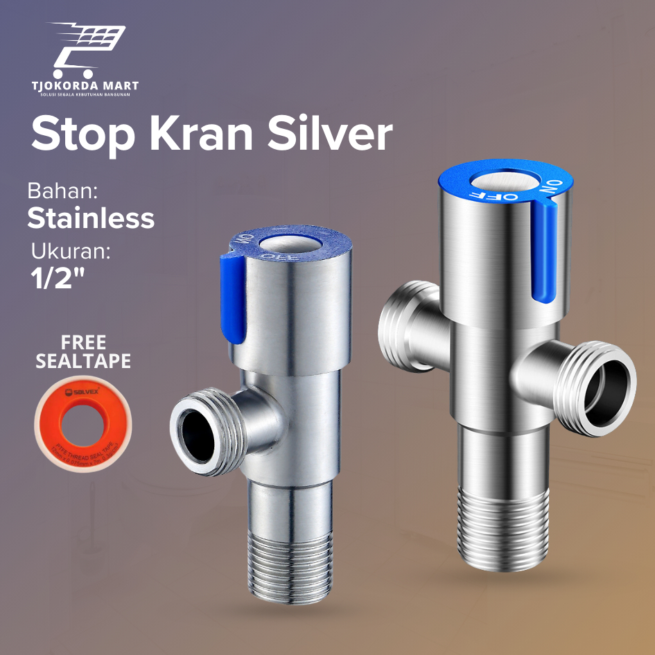 Jual Stop Kran 1/2 inch stop kran shower Closet kran shower stainless ...