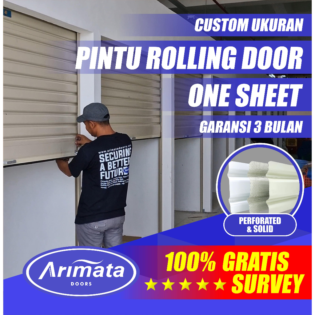Jual Rolling Door One Sheet - Pintu Mall Berkualitas | Shopee Indonesia