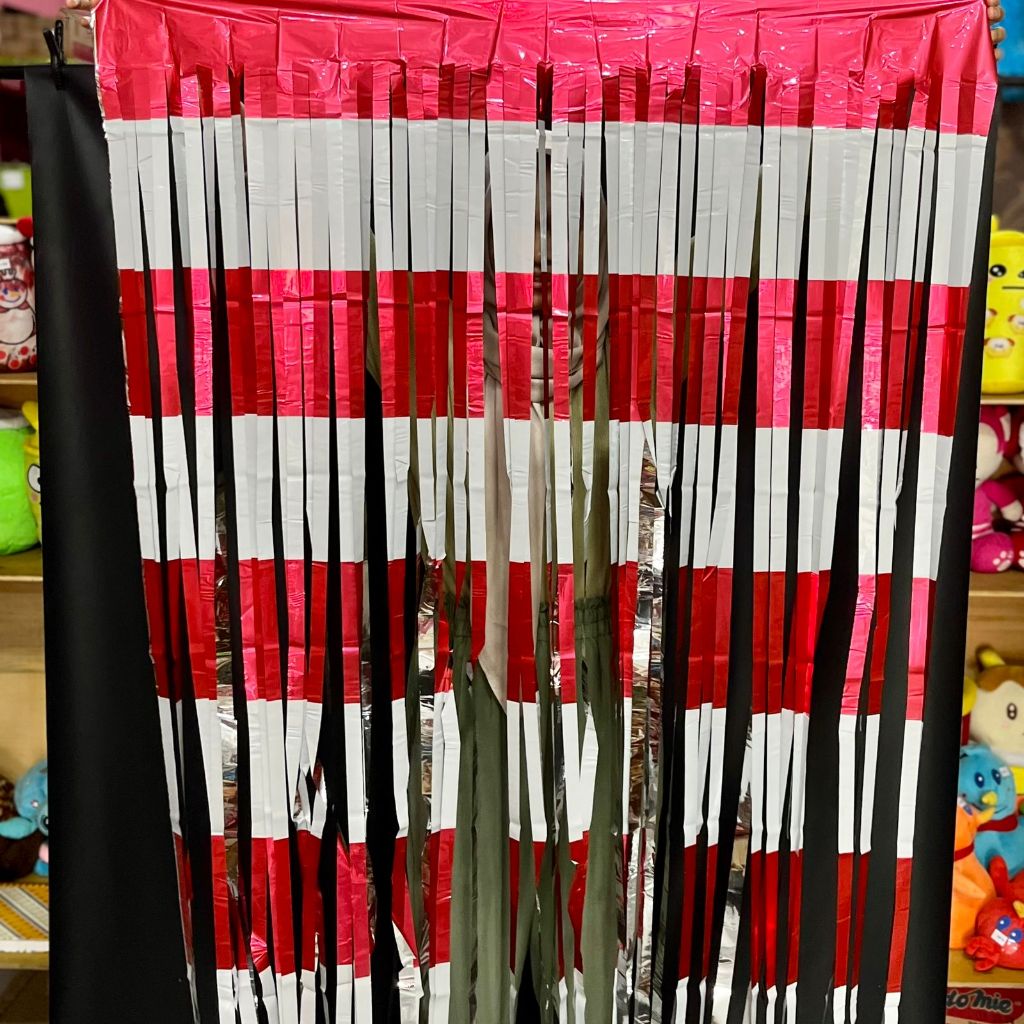 Jual Tirai Rumbai Foil Garuda Dirgahayu 1Pcs Merah Putih Premium Hiasan ...