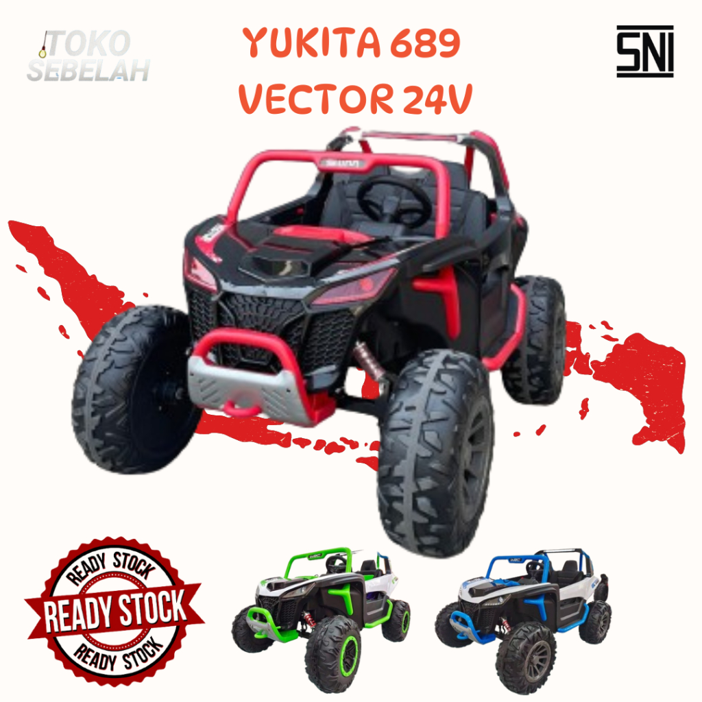 Jual Mainan Anak Mobil Aki VECTOR - YUKITA 689 4WD - Maenan Mobilan ...
