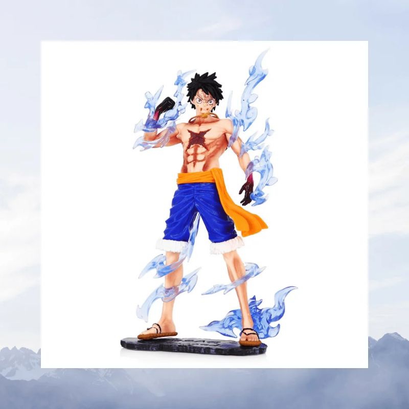 Jual HOBI ACTION FIGURE ONE PIECE MONKEY D LUFFY JUBAH MERAH BIG SIZE ...