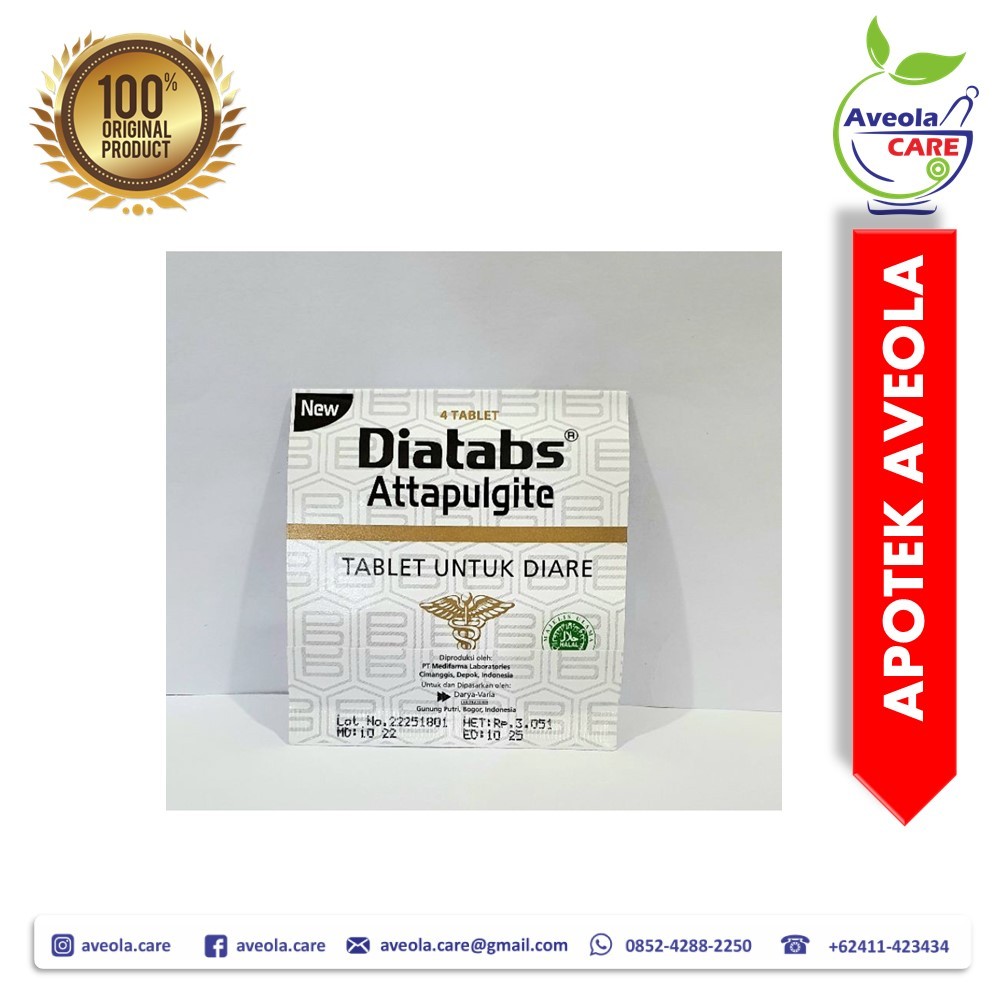 Jual New Diatabs 4 Tablet-produk original | Shopee Indonesia