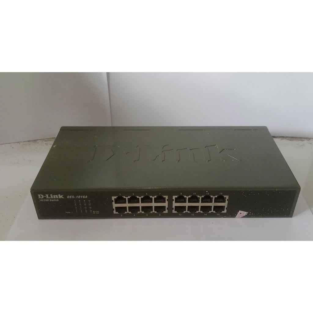 Jual SWITCH HUB D-LINK DES-1016A 16 PORT (Non Adaptor) Warna Abu ...
