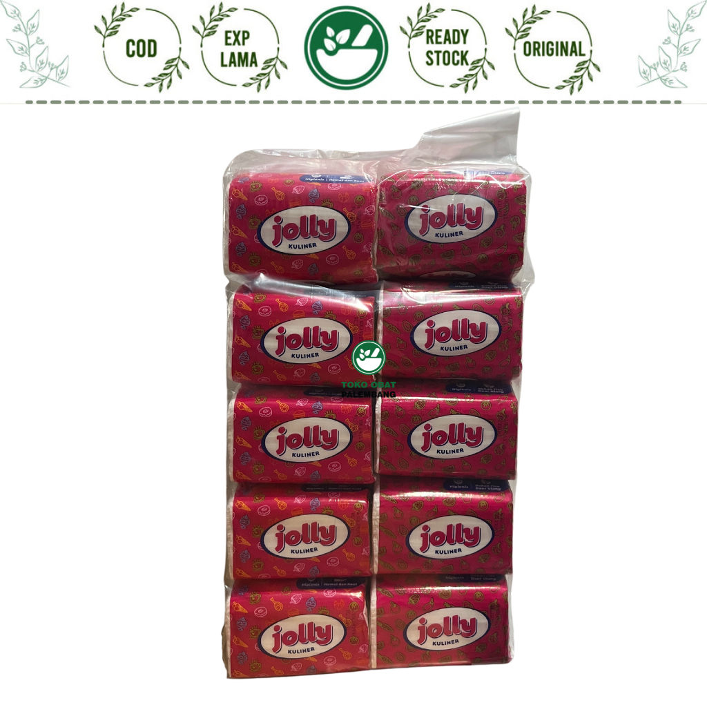 Jual 10 PCS TISU JOLLY POP UP 200'S TISUE JOLY KULINER TISSUE TISUE ...