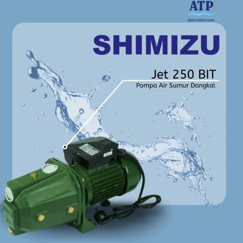 Jual Shimizu Pompa Air Semi Jet Pompa Air Sumur Dangkal Jet 250 ...