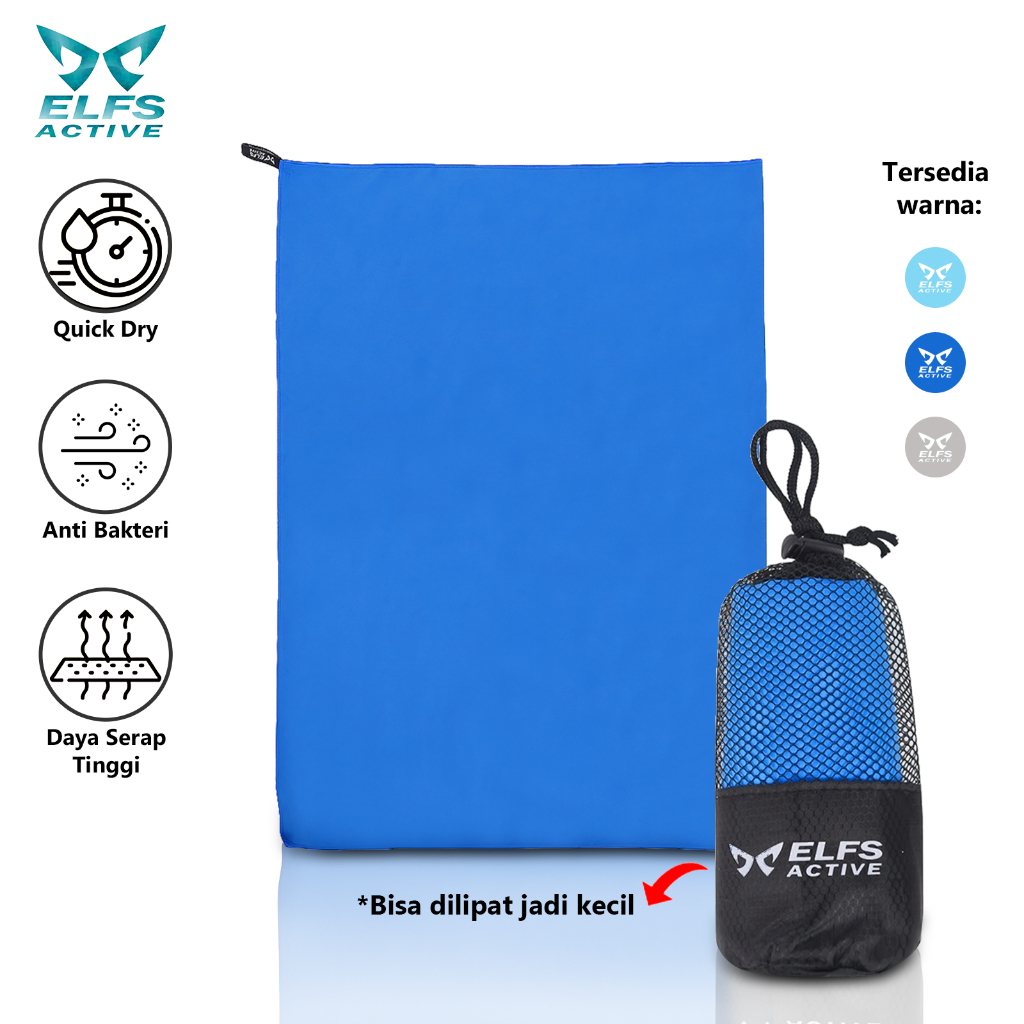 Jual ELFS ACTIVE Handuk Microfiber Quick Dry Travelling Outdoor ...