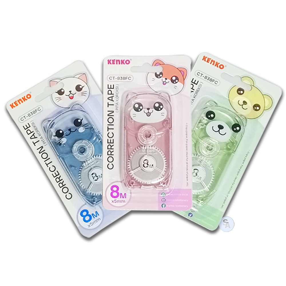 Jual Correction Tape / Stipo Kertas Kenko CT-838FV | Shopee Indonesia