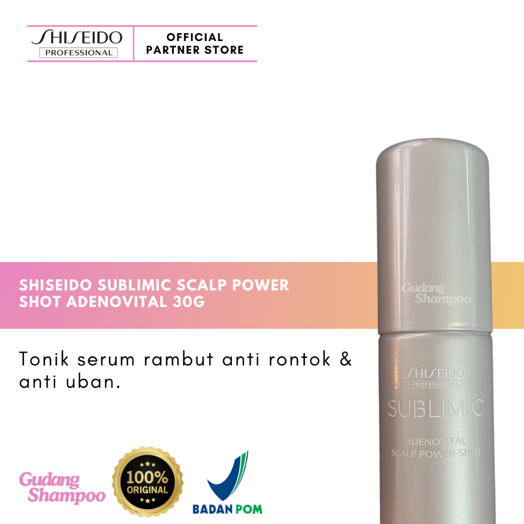 Jual SHISEIDO Professional Sublimic Scalp Power Shot Adenovital 30g | Shopee Indonesia
