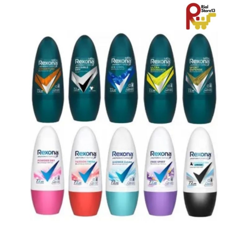 Jual Rexona Roll-On Roll On Deodorant Men And Women All Varian Variant 45 ml | Shopee Indonesia