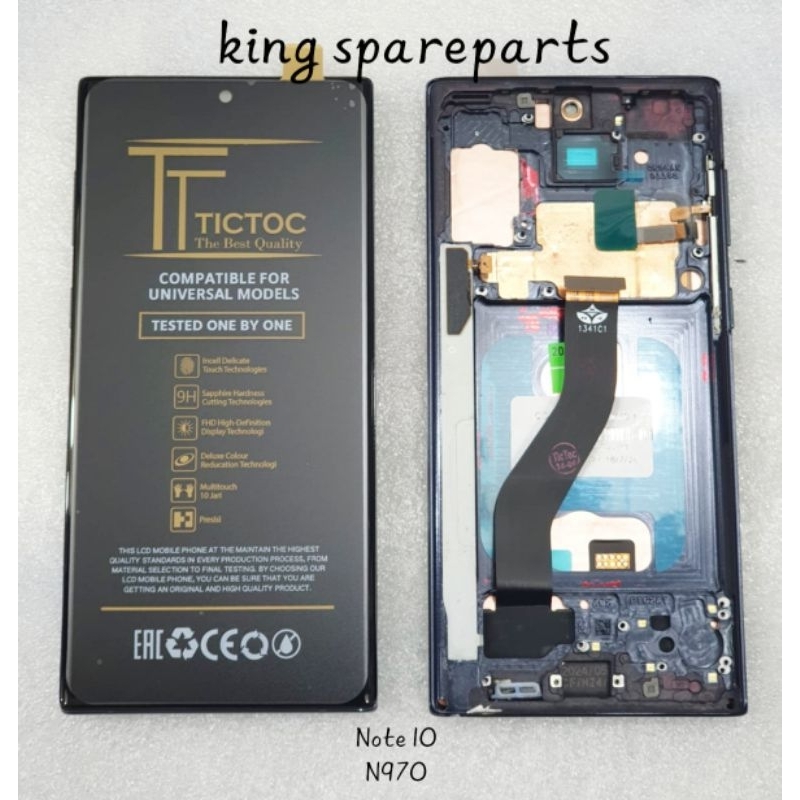 Jual LCD TOUCHSCREEN PLUS FRAME SAMSUNG GALAXY NOTE 10 N970 OLED2 ...