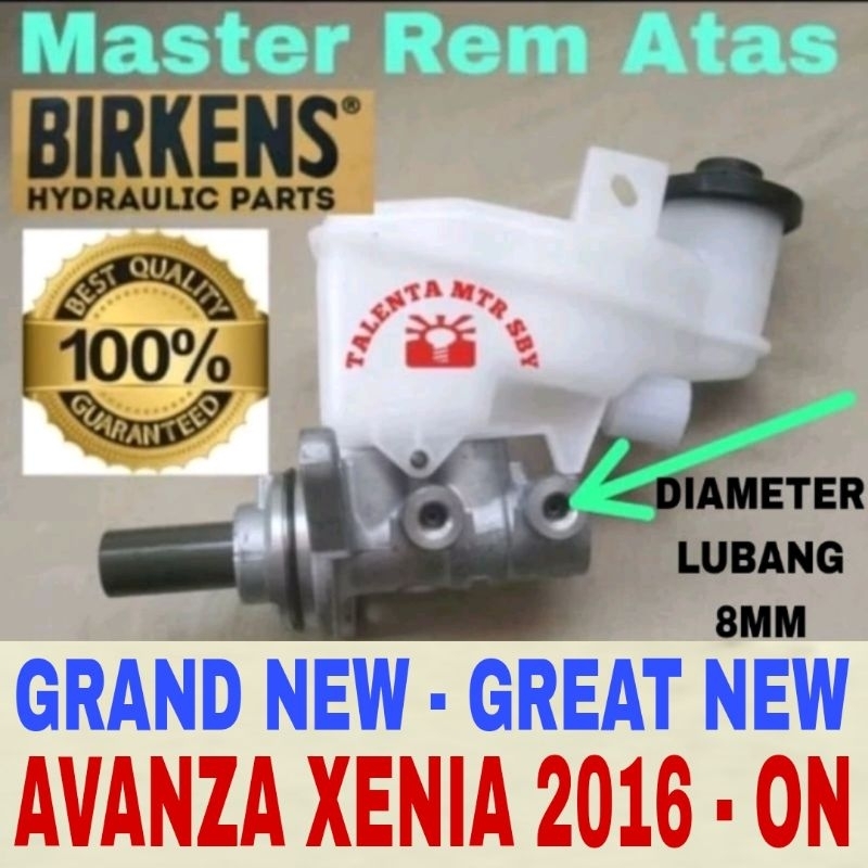 Jual BERGARANSI. MASTER REM ATAS GRAND NEW AVANZA GREAT XENIA ALL NEW ...