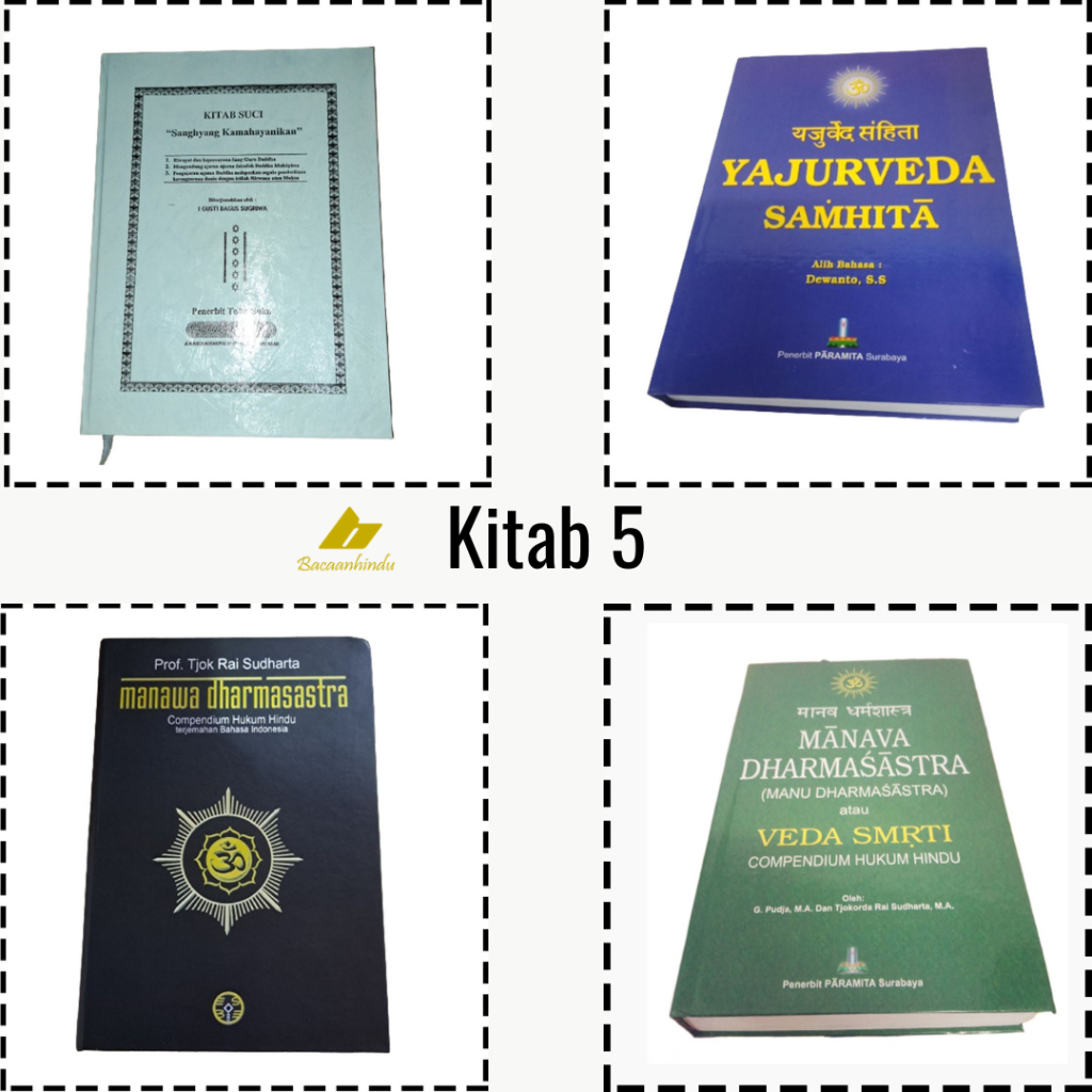 Jual Buku Kitab 5 Suci Sanghyang Kamahayanikan Yajur Veda Manawa ...