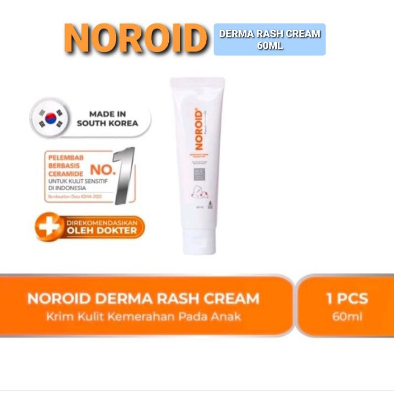 Jual Noroid Derma Rash Cream 60ml | Shopee Indonesia