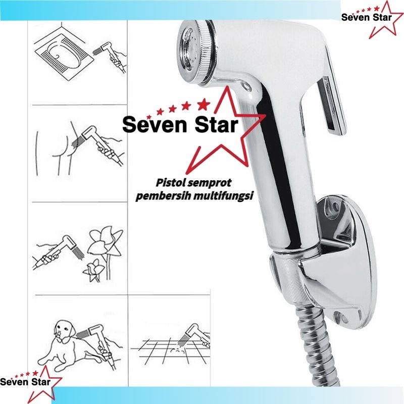 Jual Jet Shower Kloset Toilet Closet Cebok WC Semprotan Duduk Kamar Mandi Ringan Kamar Mandi ...