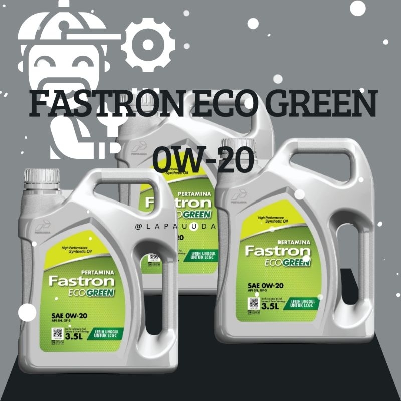 Jual Oli Pertamina Fastron Eco Green SAE 0W-20 3.5 Liter | Shopee Indonesia
