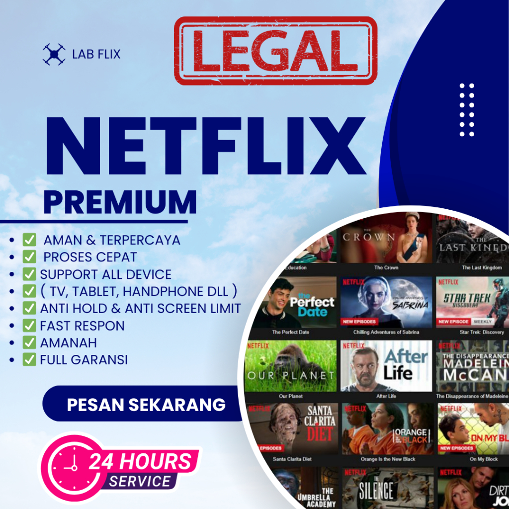 Jual NETFLIxXx PREMIUM RESMI 1 TAHUN 1 BULAN 2 BULAN 3 BULAN FULL GARANSI ANTI SCREEN LIMIT DAN ...