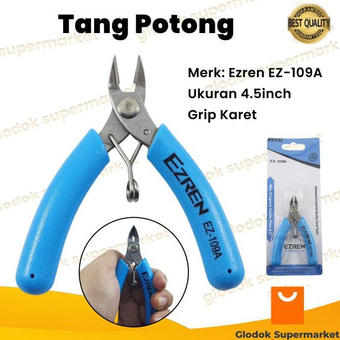 Jual LANGSUNG KIRIM Tang Potong 45inch Ezren Mini Diagonal Cutter ...