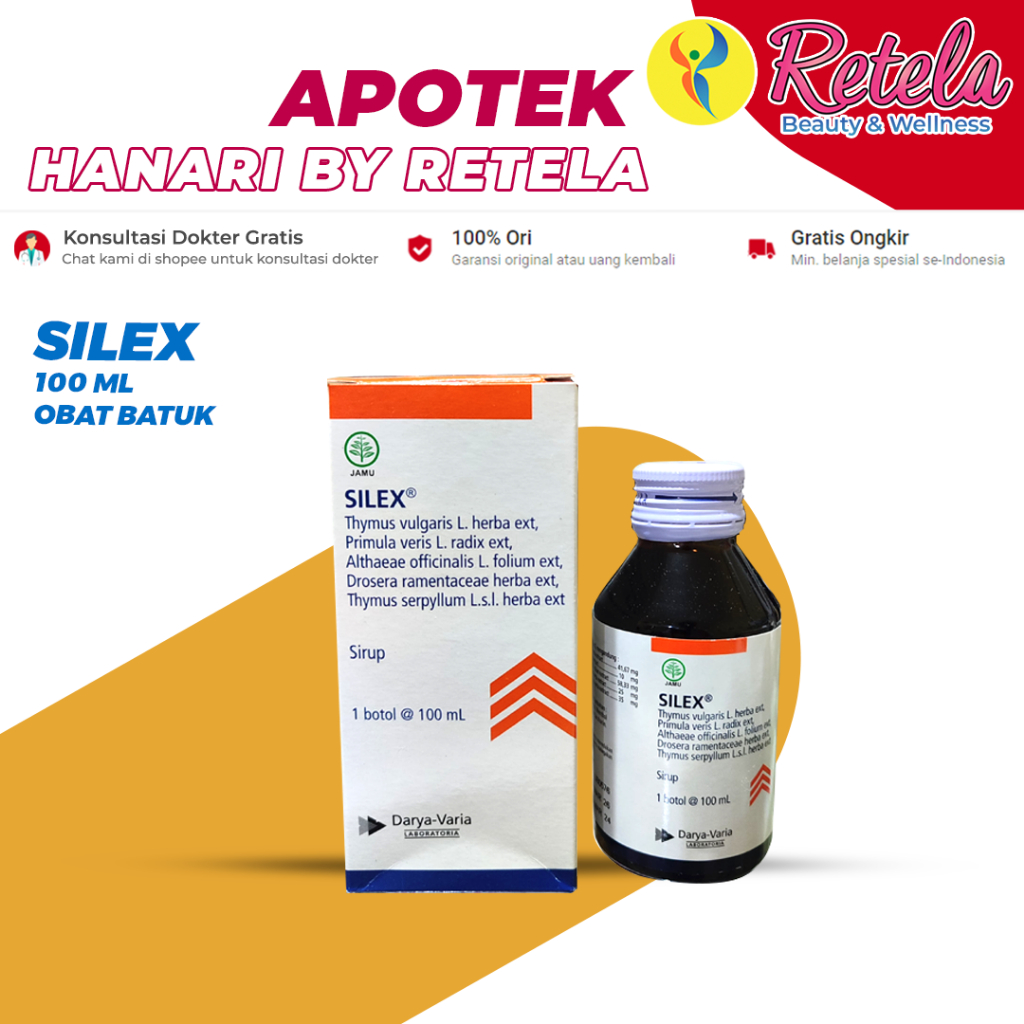 Jual Silex Syrup Botol Isi 100 ml / Batuk Berdahak | Shopee Indonesia