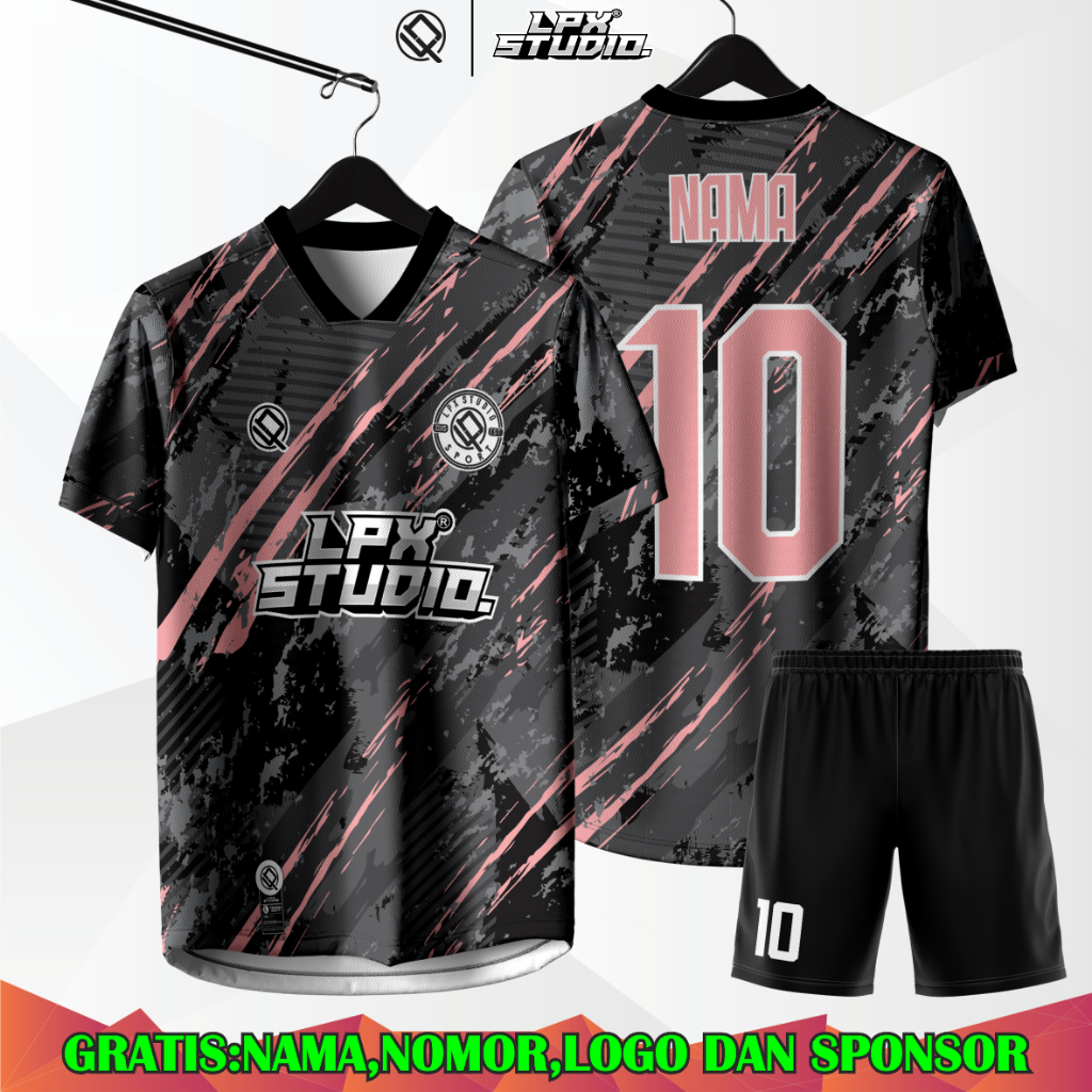 Jual Jersey Futsal / Sepak Bola Printing Bebas Custom Design Free Name ...