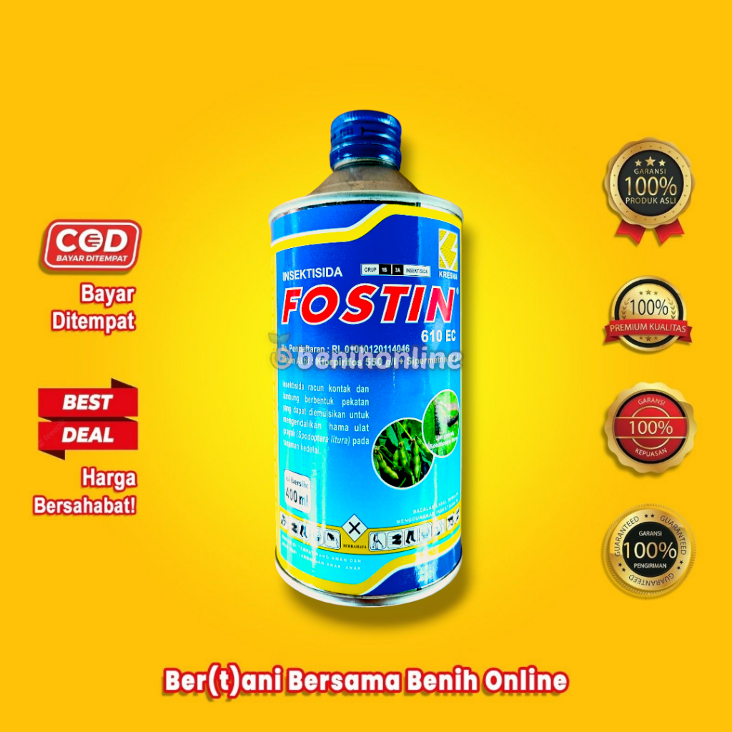 Jual INSEKTISIDA FOSTIN 610 EC 400 ML Klorpiropos + sipermetrin ...
