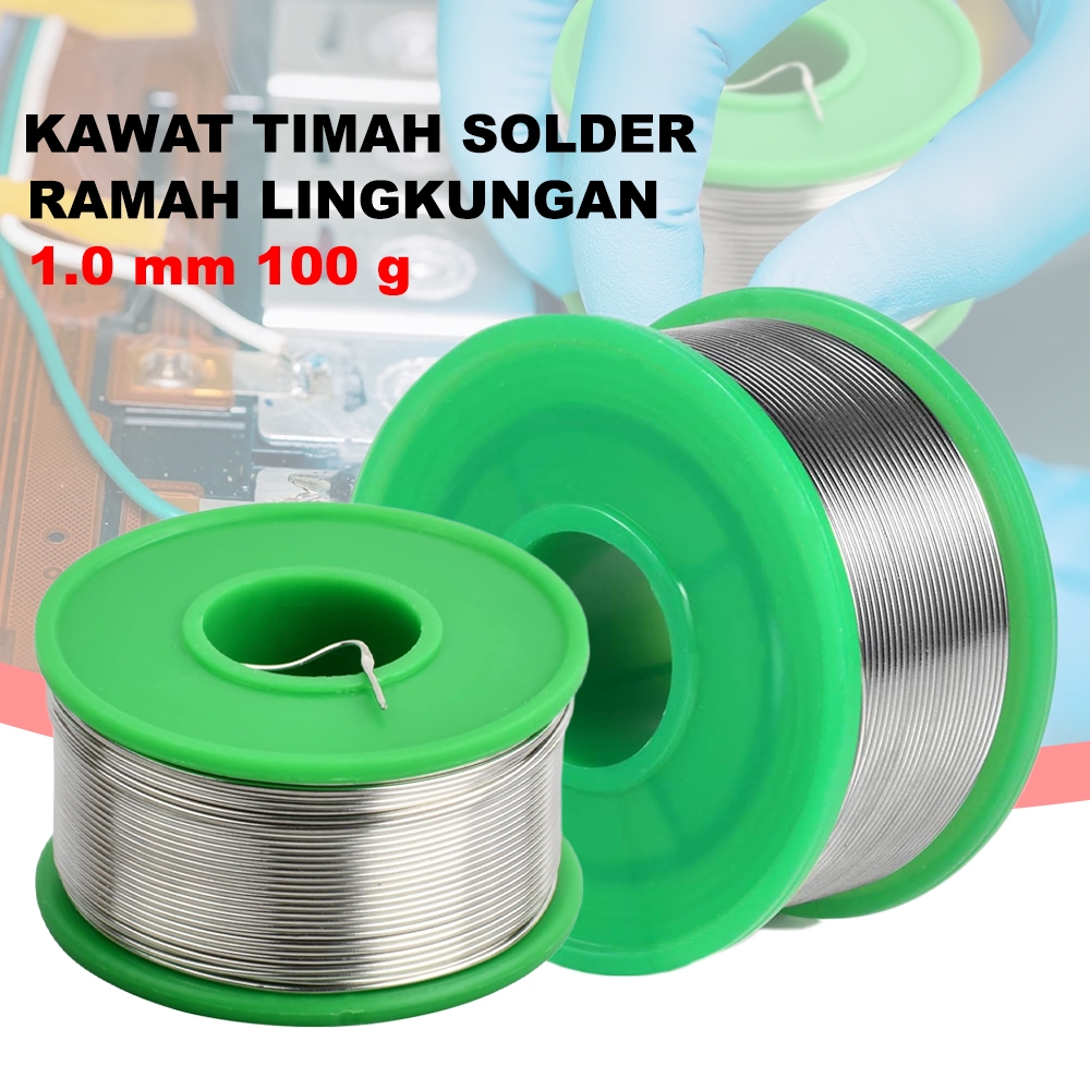 Jual Kawat Timah Solder (1mm) 100g Ramah Lingkungan Tin Wire High ...