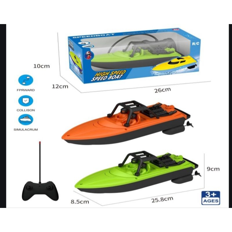 Jual MAINAN RC High Speed Boat Remote Control PerahuAir Kapal//Remote ...