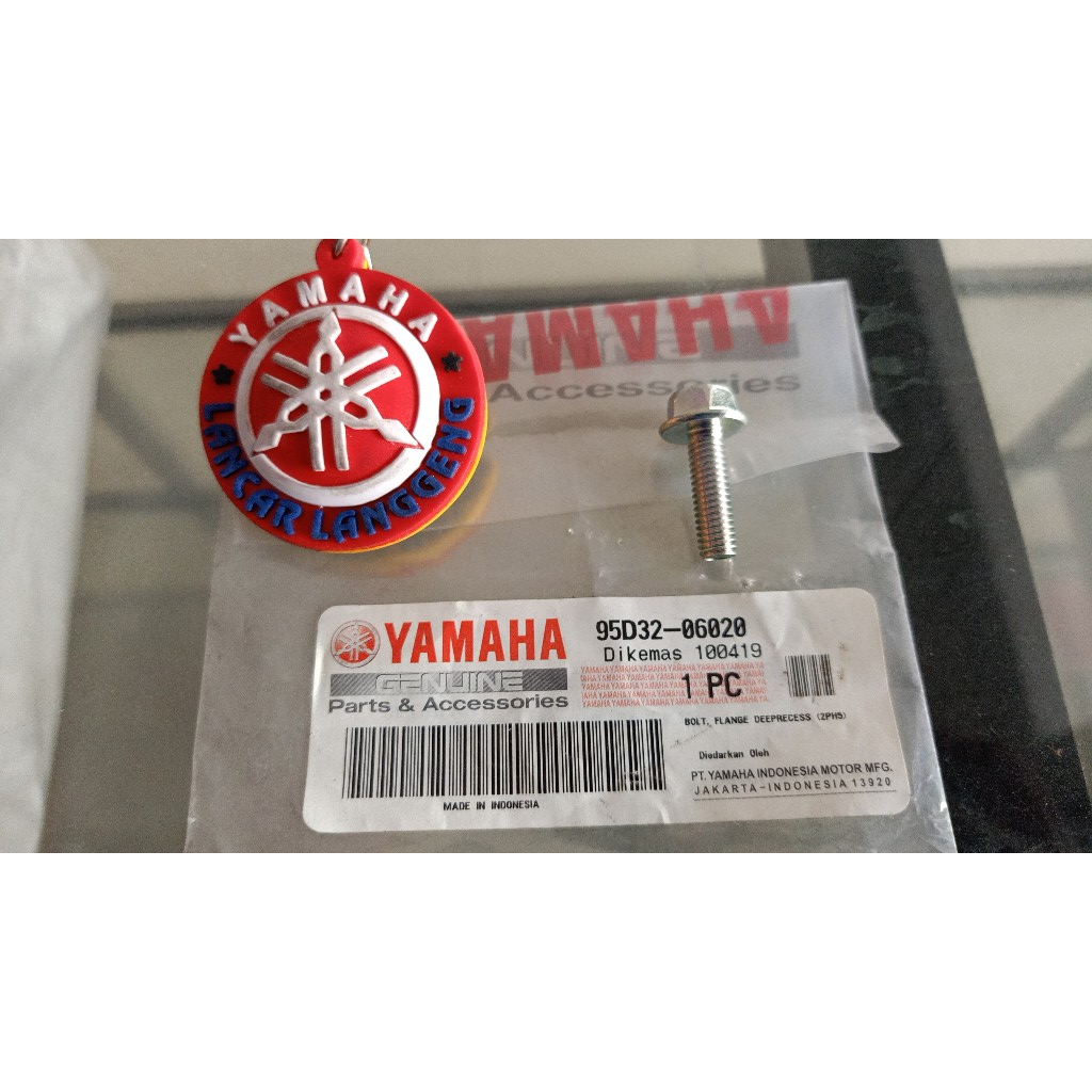 Jual BOLT FLANGE DEEP RECESS (2CM) ORIGINAL YAMAHA GENUINE PARTS 95D32 ...
