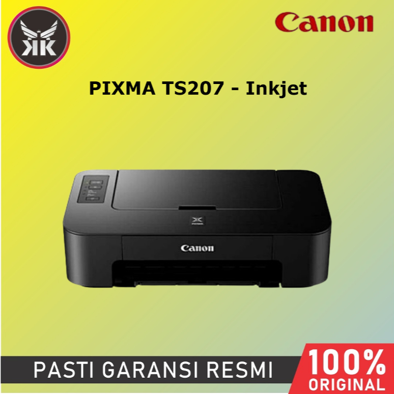 Jual CANON PIXMA TS207 INKJET PRINTER BORDERLESS | Shopee Indonesia