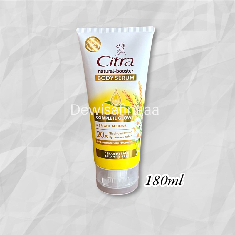 Jual Citra Natural Booster Body Serum Complete Glow 180ml & 100ml ...