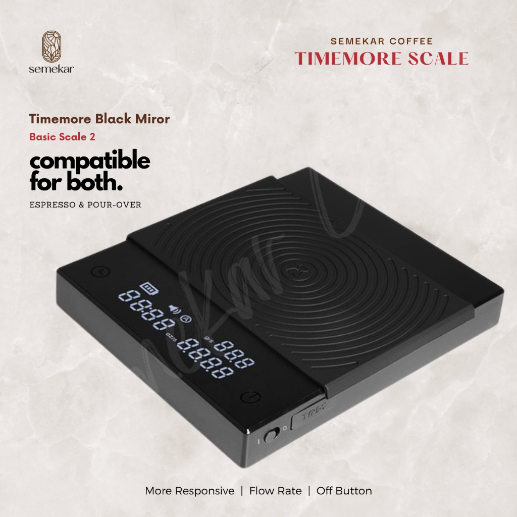 Jual Timemore Black Mirror Basic Digital Coffee Scale | Timbangan Kopi | Semekar Coffee | Shopee ...