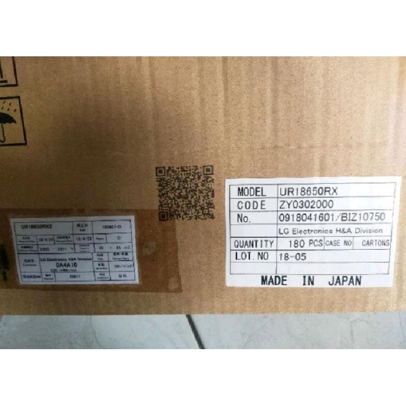 Jual SANYO UR 18650 RX HIGH DRAIN 20A (Baterai baru) | Shopee Indonesia
