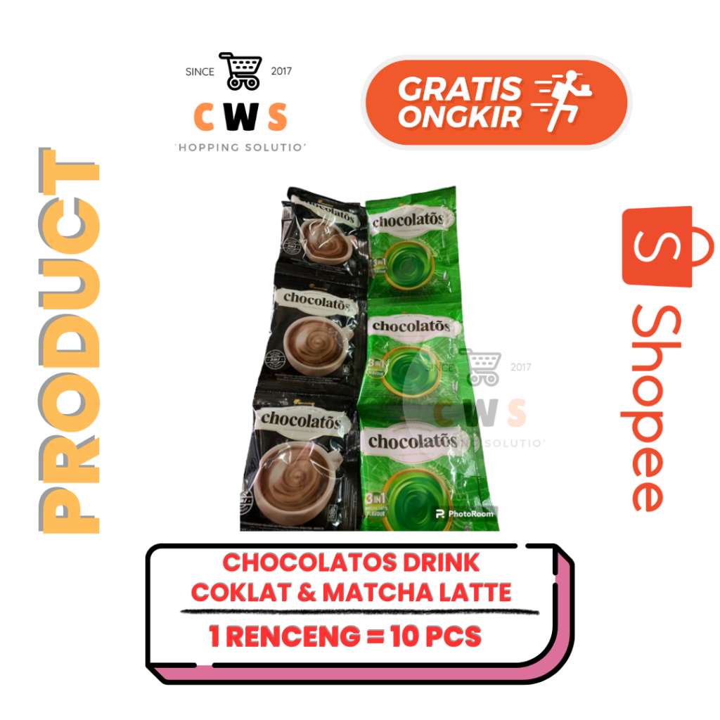 Jual CHOCOLATOS Drink Italian Taste Minuman Cokelat Matcha Latte Seduh ...
