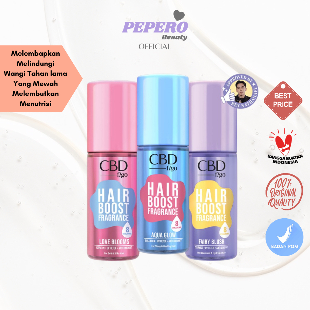 Jual CBD Figo Hair Boost Fragrance - Love Blooms | Fairy Blush | Aqua ...