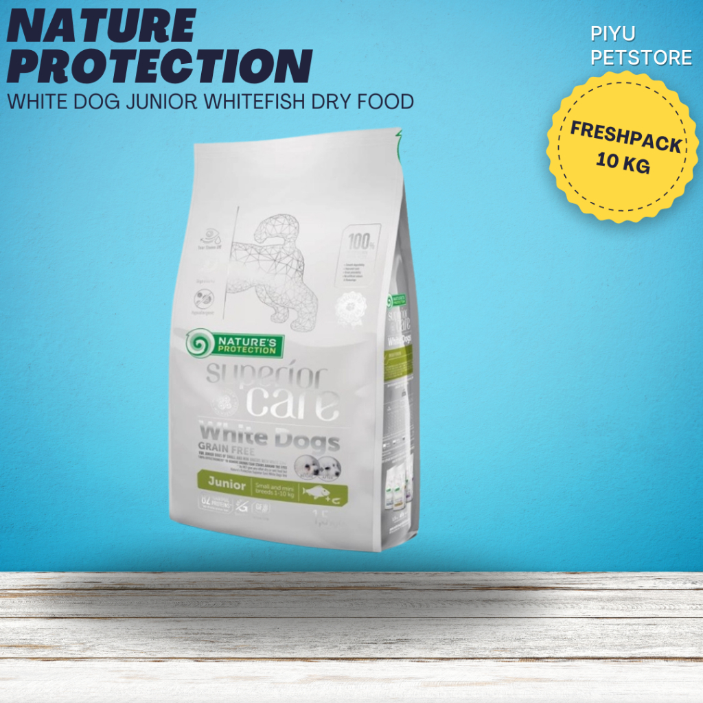 Jual Makanan Anjing NATURE PROTECTION White Dog Junior Whitefish Dry ...