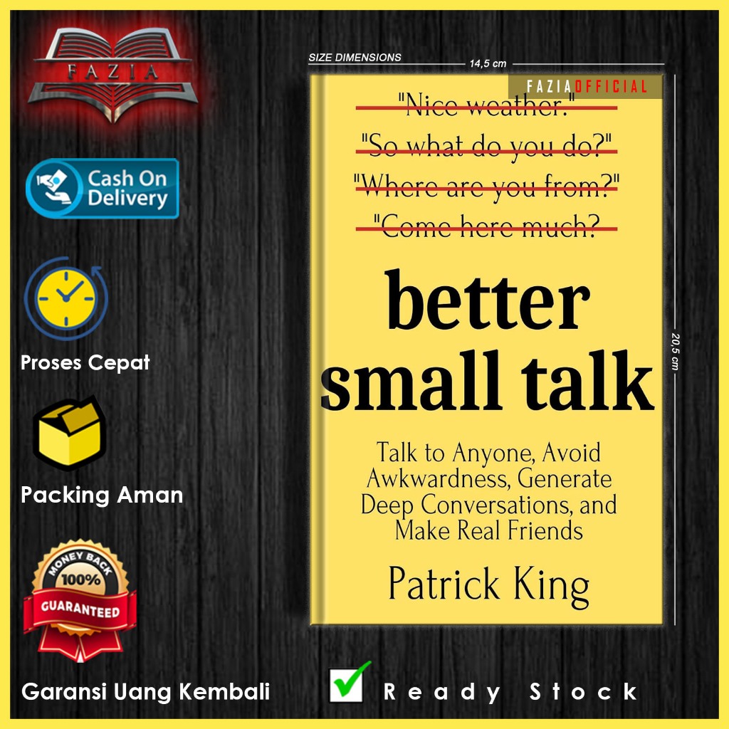 Jual Better Small Talk by Patrick King (English/Indonesia) | Shopee ...