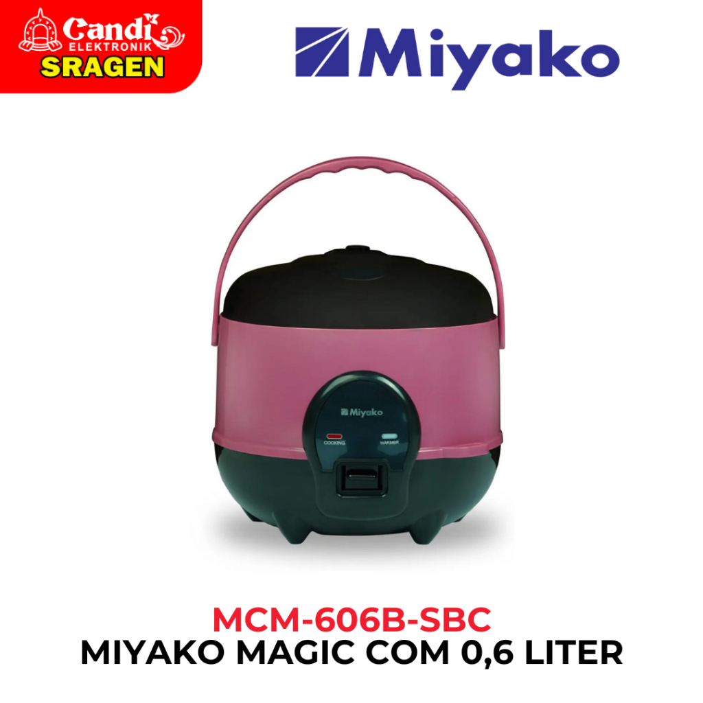Jual MIYAKO Magic Com 0,6 Liter - MCM-606B-SBC | Shopee Indonesia