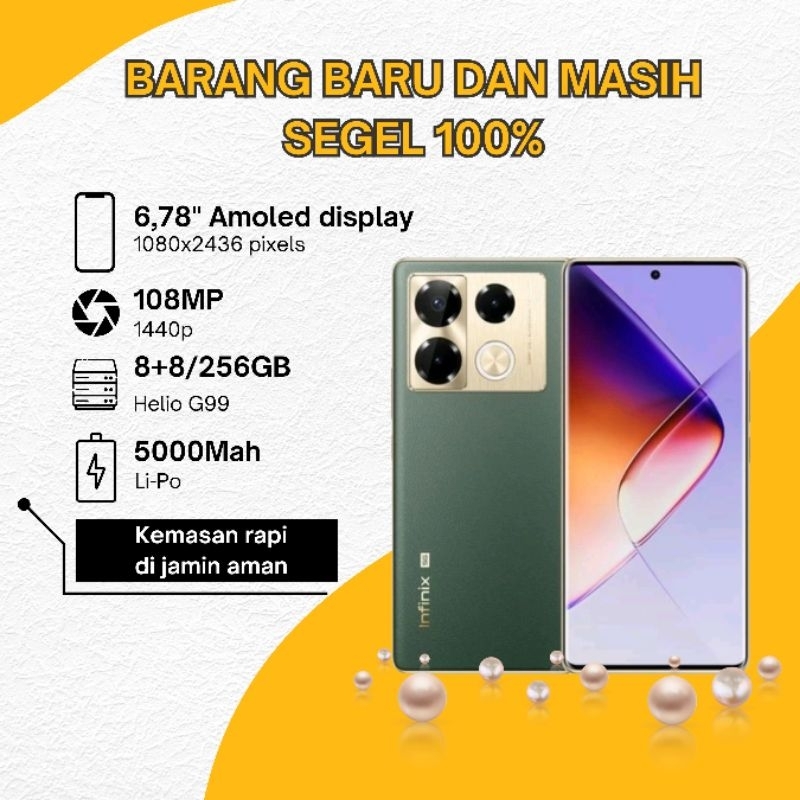 Jual INFINIX NOTE 40S 8+8/256GB AMOLED DISPLAY BERGARANSI RESMI ...