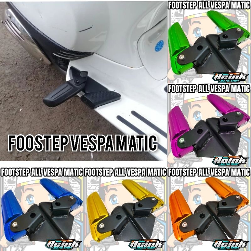 Jual Footstep Vespa Matic/ Footstep Vespa Primavera / Footstep Vespa ...
