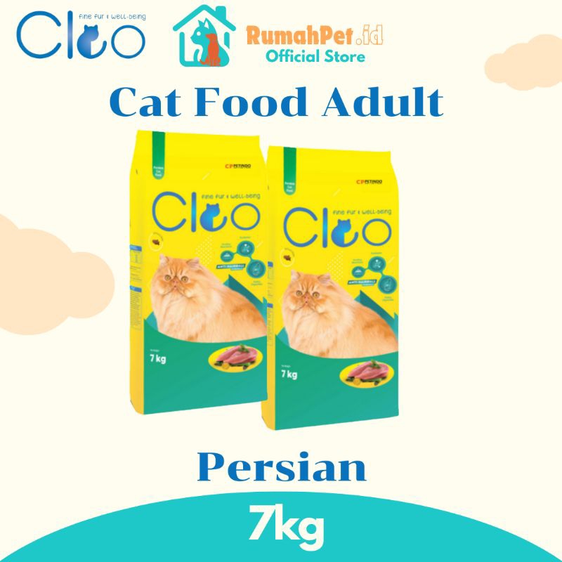 Jual Cleo Cat Adult Persian Dry Food 7kg Cleo Makanan Kucing Persia ...