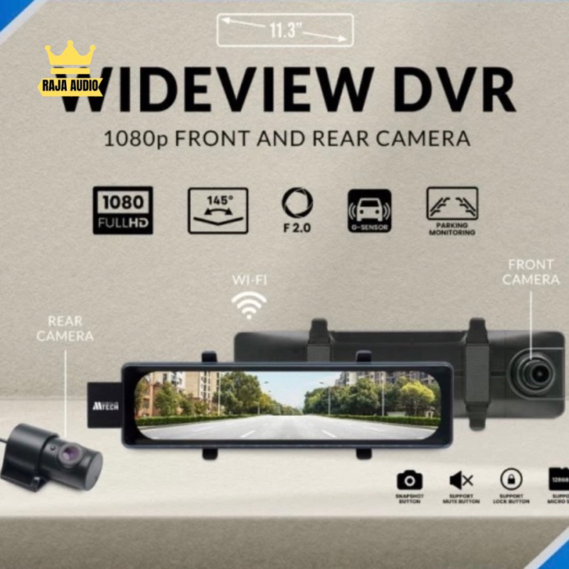 Jual Dashcam Kamera Mobil DVR Wideview MobileTech 11.3 Inch | Shopee Indonesia