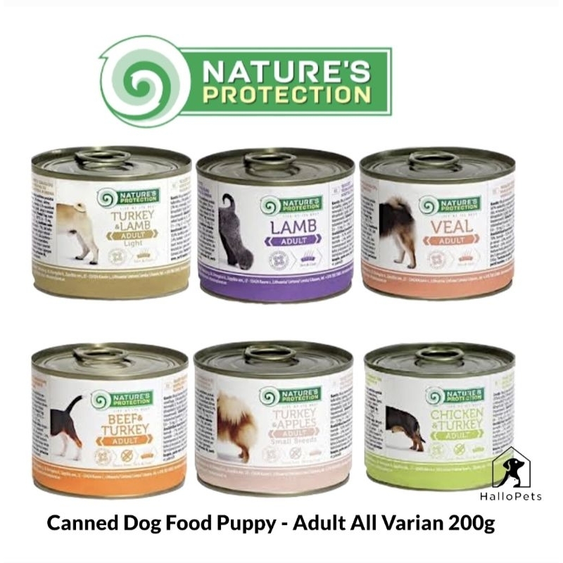 Jual NATURES PROTECTION Dog Food 200g Puppy Adult All Varian Makanan ...