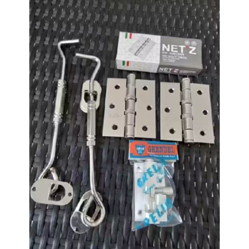 Jual Satu set penahan jendela hak angin jendela engsel jendela lamskar ...