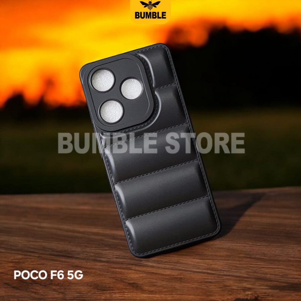 Jual Case Poco F6 5g Case 3D Jaket Desain / Case Macaron Black Motif ...