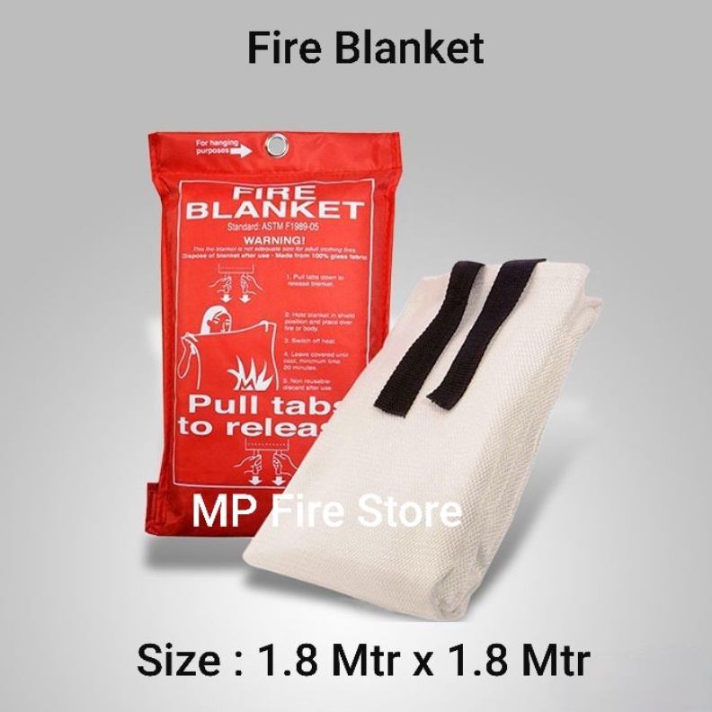 Jual DISKON AKHIR BULAN FIRE BLANKET SELIMUT 18 x 18 M PEMADAM API BARA ...