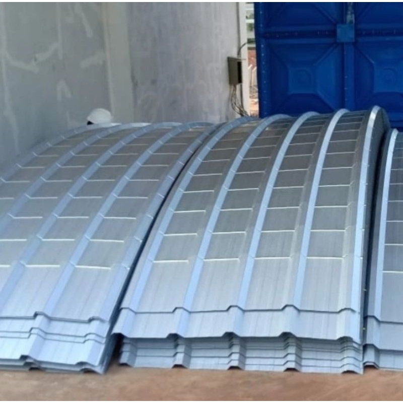 Jual Atap Spandek Lengkung Bending | Galvalume Zincalume | Shopee Indonesia