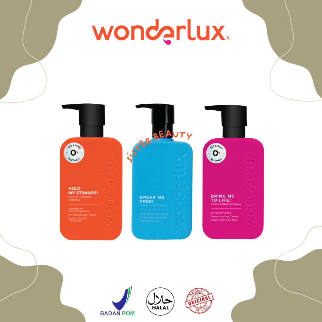 Jual SisterBeauty - Wonderlux Break Me Free! Anti Dandruff Shampoo For ...