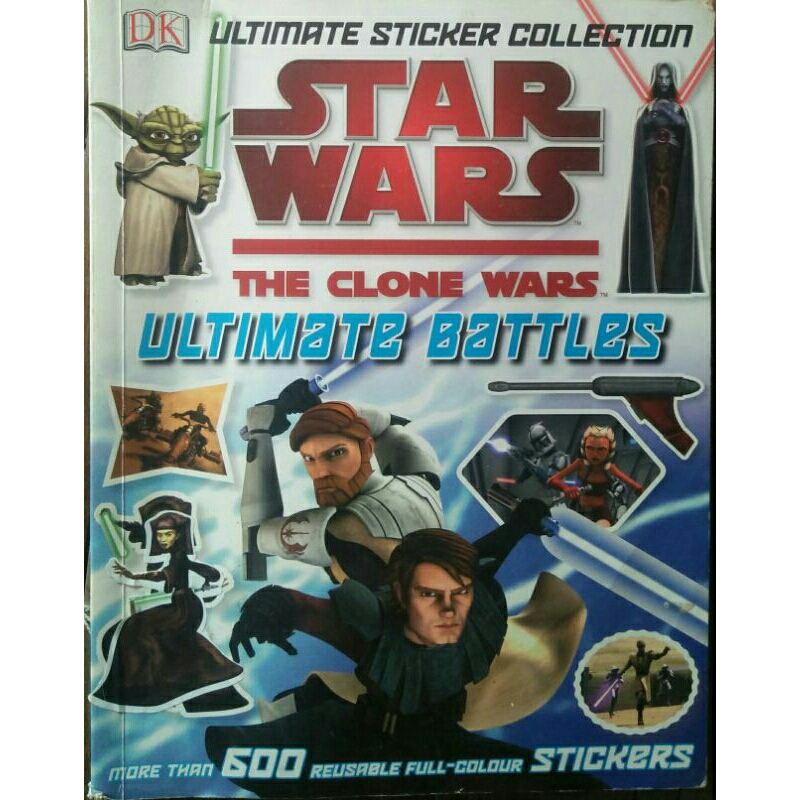 Jual Koleksi Sticker - Star Wars The Clone Wars Ultimate Battles