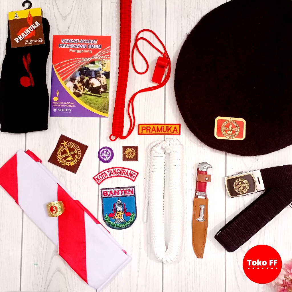 Jual Paket Perlengkapan Atribut Pramuka Penggalang Banten untuk Putra ...